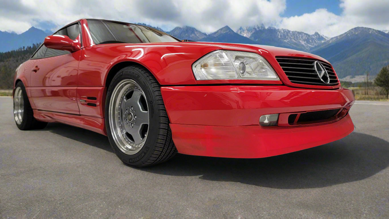 Introducing the MR129 Front Chin Lip for Mercedes R129 (Sport Bumper 1 ...