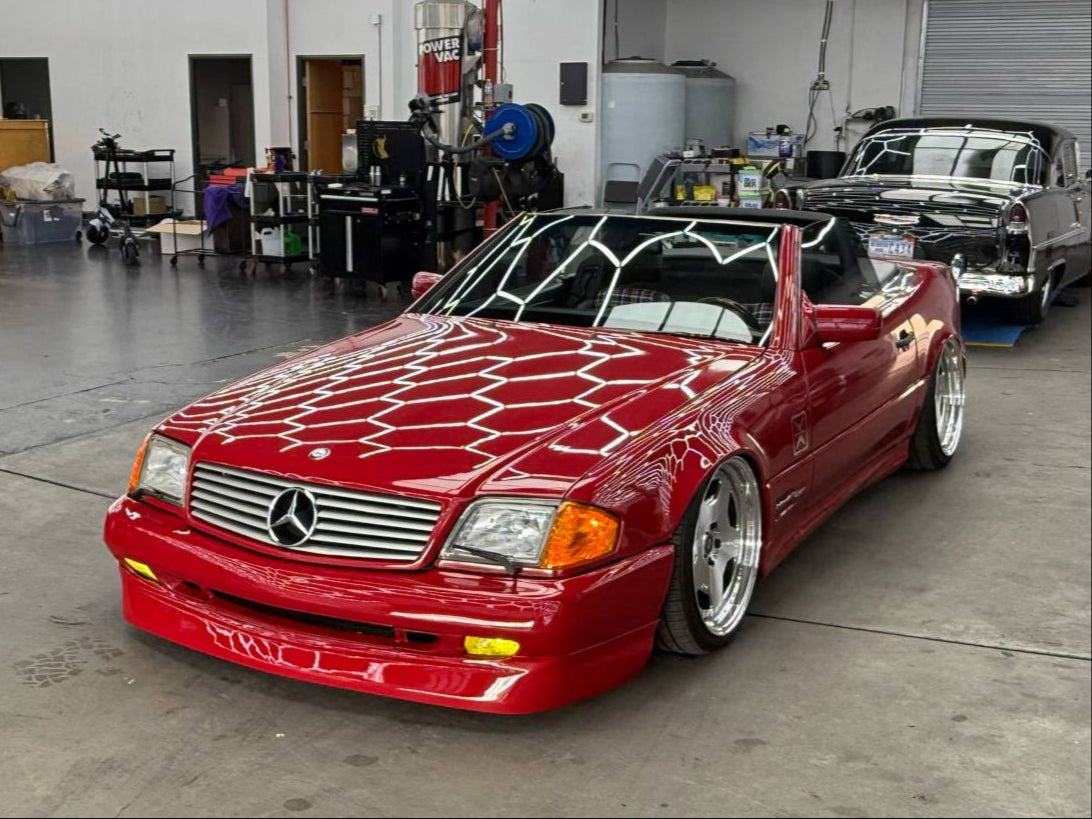 MR129 - FLS Type-A Front Sport Chin Bumper Lip for Mercedes R129 (1996 ...