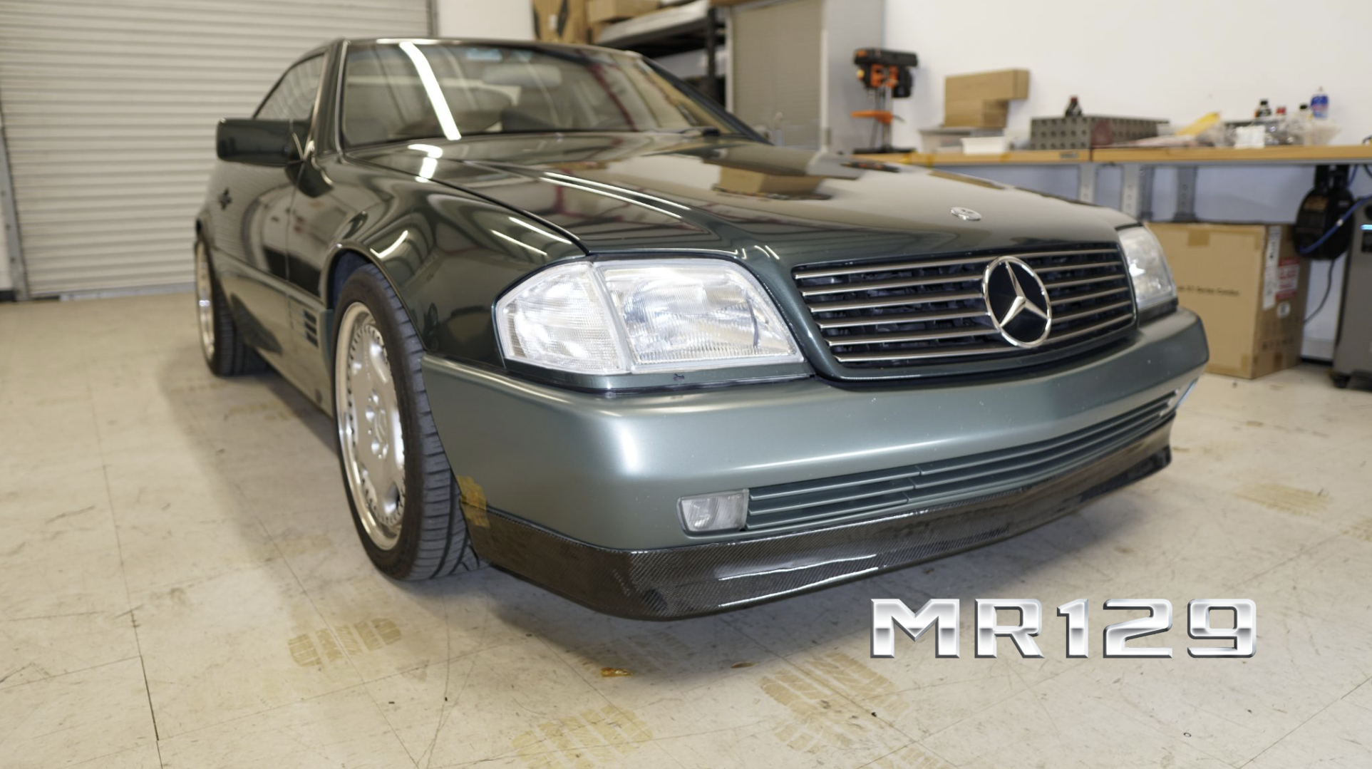 Reimagined Brabus Style Add-On Lip Spoiler for Mercedes R129 Pre-Facel ...